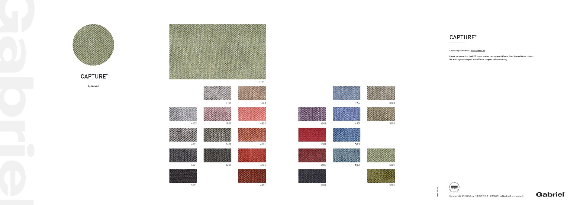 Gabriel Staalkaarten | Oniro Textiles